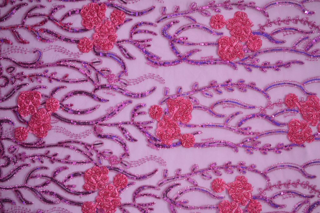 52″ Metallic Embroidery Mesh – Event Fabrics